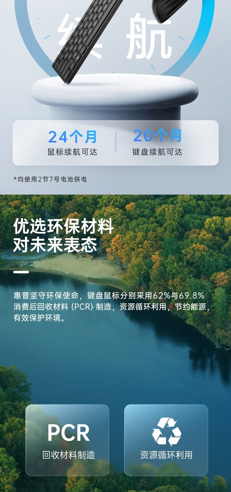 惠普 (HP) 655 无线键鼠套装 (4R009AA) - 中国惠普官方商城