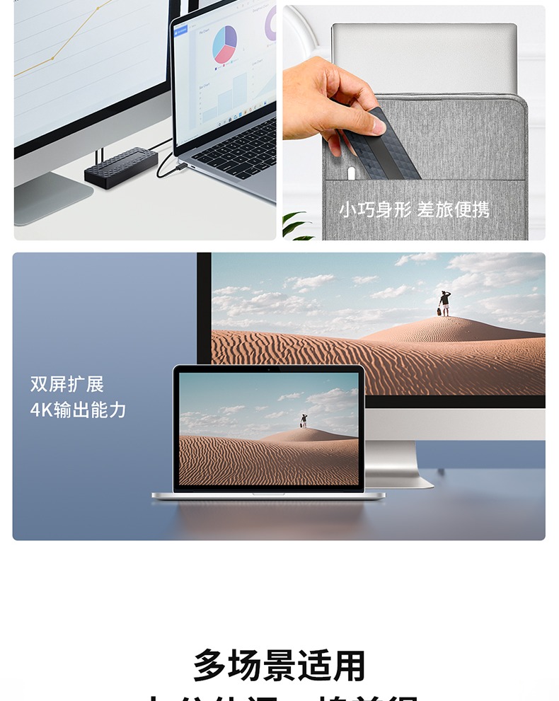 惠普(HP) 通用 USB-C 多端口集线器 (50H55UT) - 中国惠普官方商城