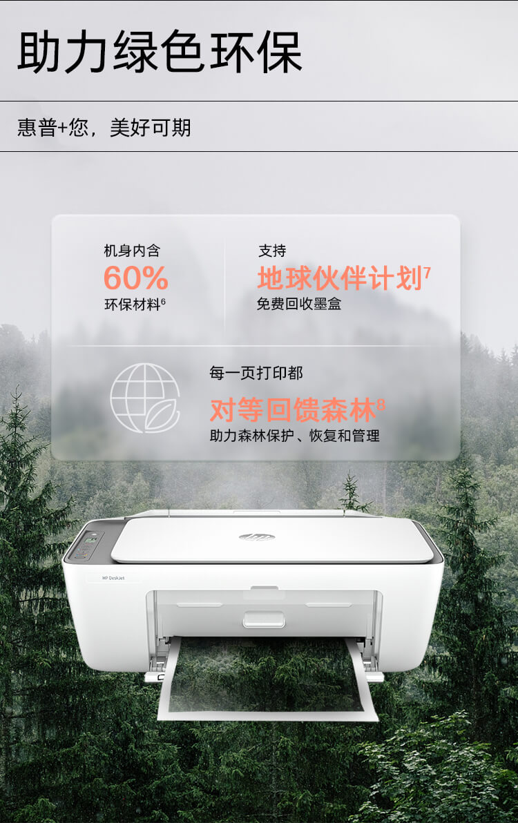 惠普 (HP) DeskJet Ink Advantage 2876 多功能一体打印机 - (588N6B) - 中国惠普官方商城