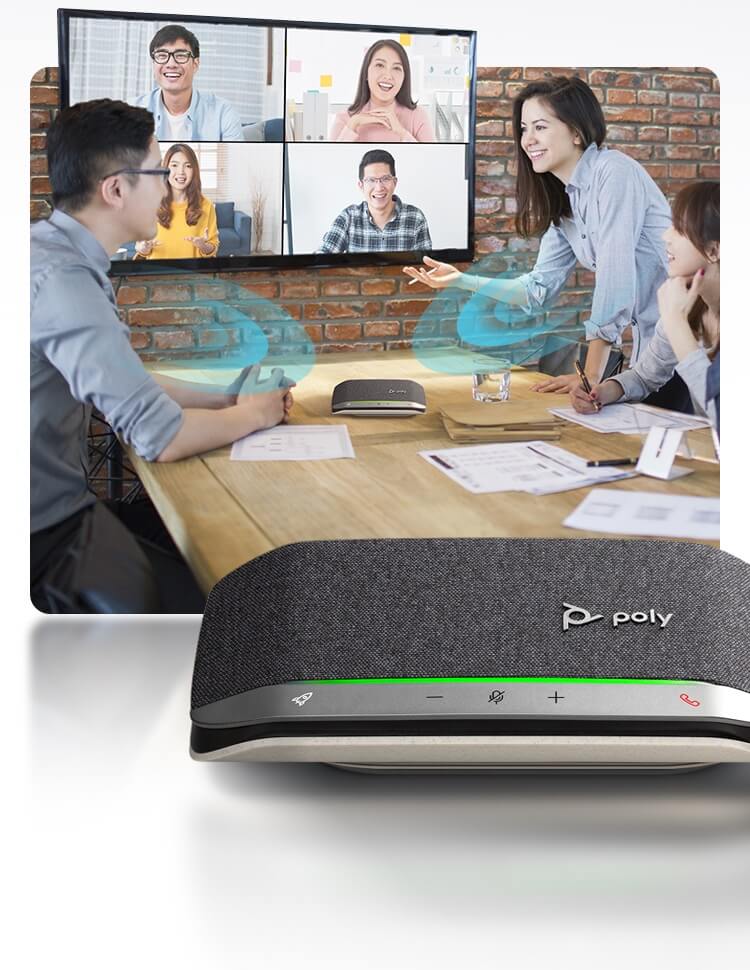 POLY SY20视频会议全向麦克风 微软认证 (772C8AA) - 中国惠普官方商城