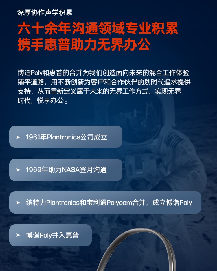 POLY C3210 单耳头戴式话务耳机 (8X214AA) - 中国惠普官方商城