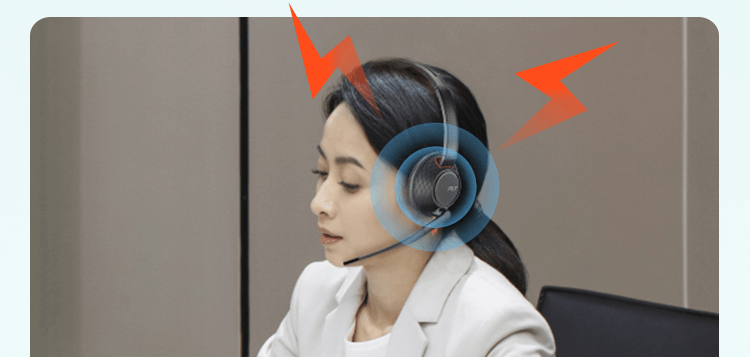 博诣 Poly Blackwire C5220 双耳头戴式有线耳机 (8X231AA) - 中国惠普官方商城