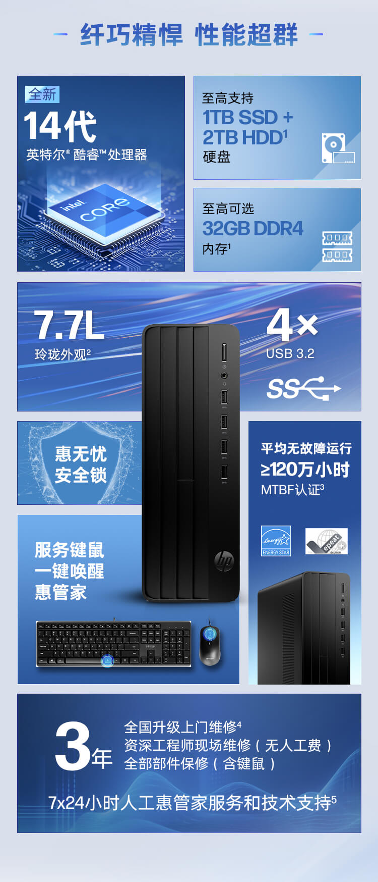 惠普 (HP) 战66 台式机电脑 - (B0RC4PC) - 中国惠普官方商城