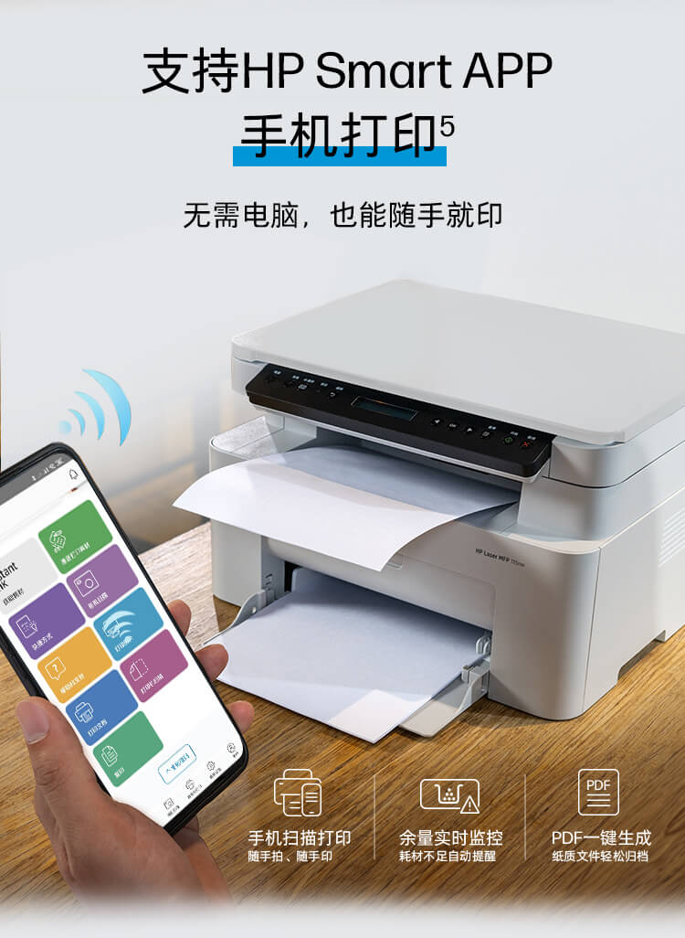 惠普 (HP) 115nw 激光多功能一体机 - (A00F5A) - 中国惠普官方商城